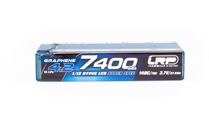 LRP 1/12 Hyper LCG StockSpec GRAPHENE-4.2 7400mAh Hardcase Akku - 3.7V - 140C/70C | Producto ...