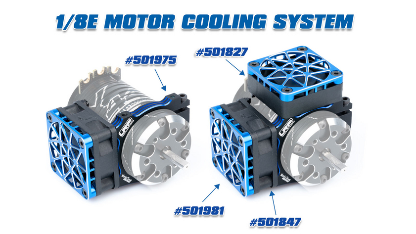 LRP WorksTeam Aluminium safety mesh for 40mm fan - blue | Product | LRP Home
